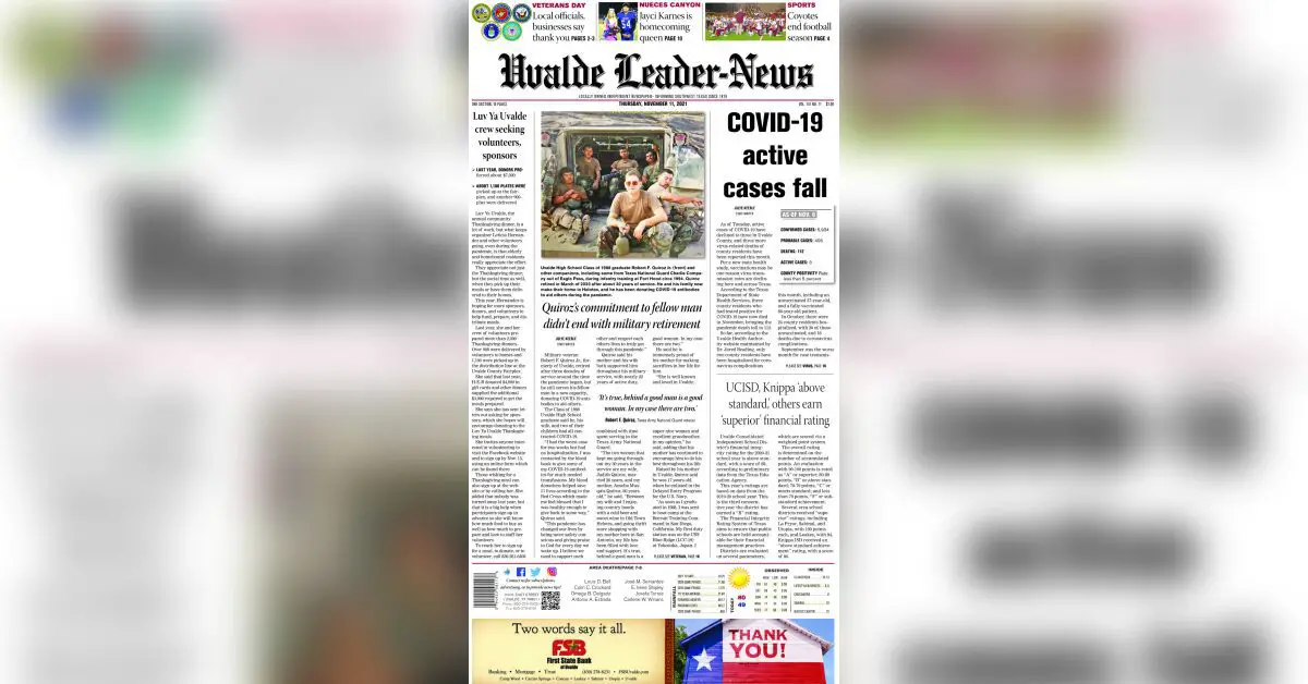 Uvalde Leader-News 111121 - Uvalde Leader News