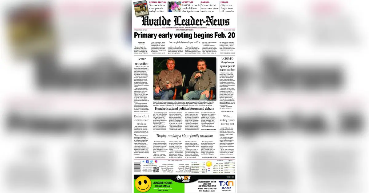 Uvalde Leader-News 021824 - Uvalde Leader News