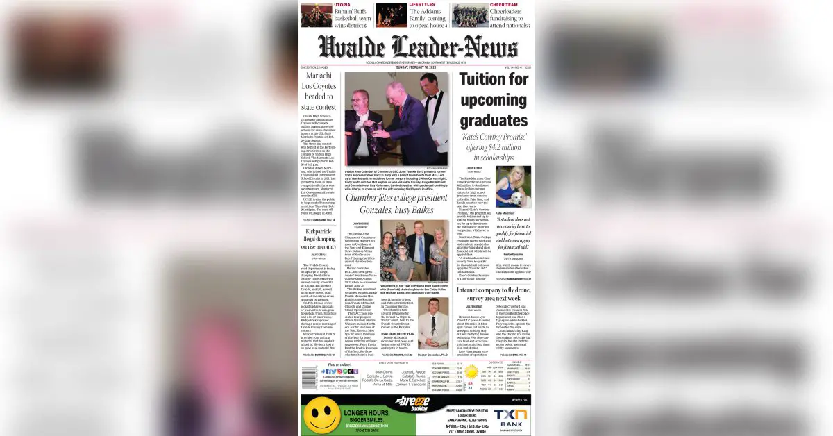 Uvalde Leader-News February 16, 2025 - Uvalde Leader News