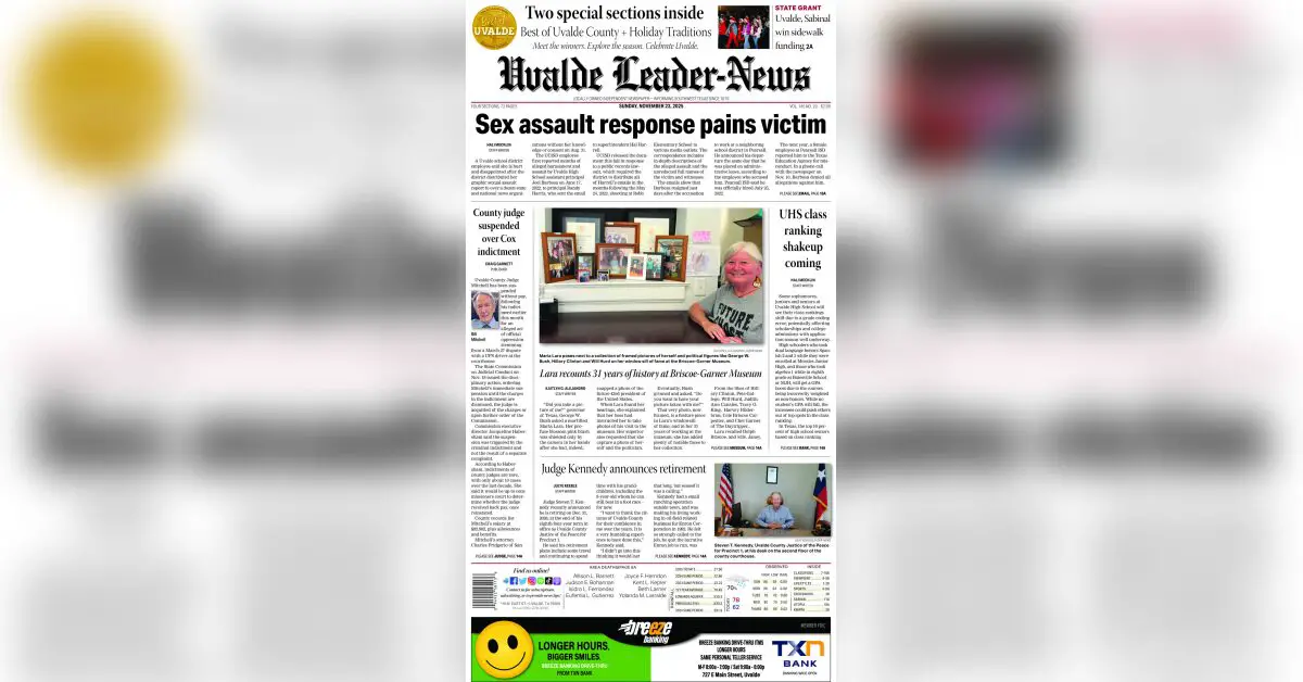 Uvalde Leader-News Sunday November 23, 2025 - Uvalde Leader News